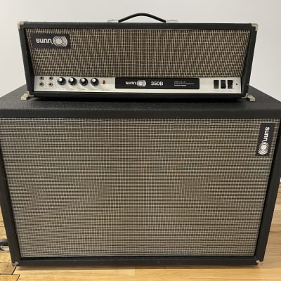 Vintage 1972 Sunn O))) 350B Bass Head Amplifier 2000S svt | Reverb