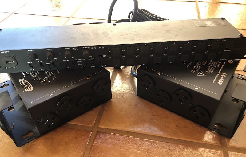 Two Elation LC-4SP 4 Channel Switch Packs w/Light Copilot II | Reverb
