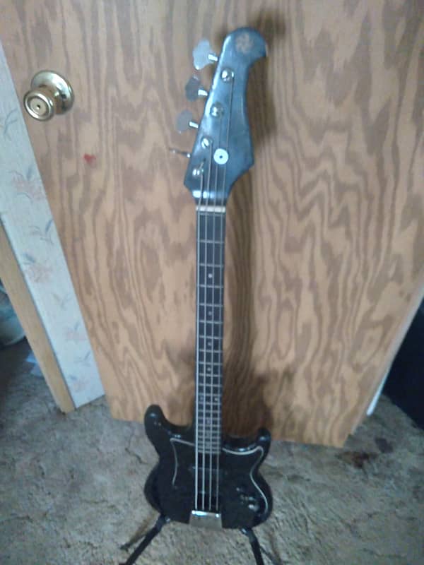 Custom Black n Chrome Tele Body 4 Bass 1970's Relic Gold | Reverb