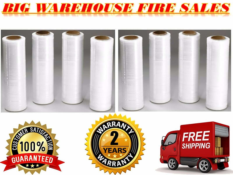 18" x 1500FT 80 Gauge Pallet Wrap Stretch Film Shrink Hand | Reverb