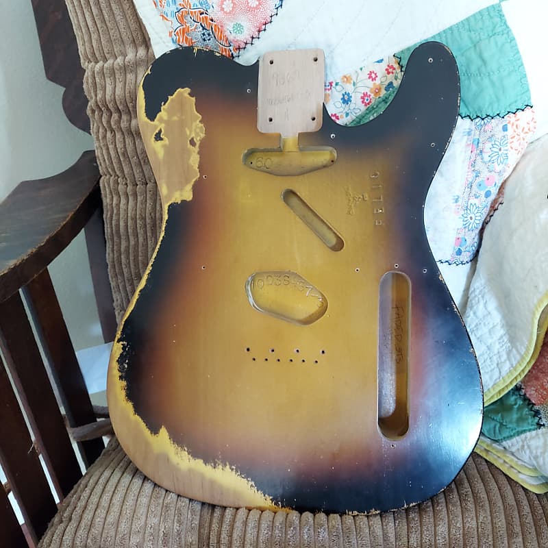 Fender Custom Shop Heavy Relic 1960 Telecaster Body 2015 | Reverb