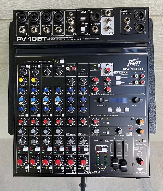 Peavey PV10BT Compact Mixer PV10BT 2020 - Black | Reverb