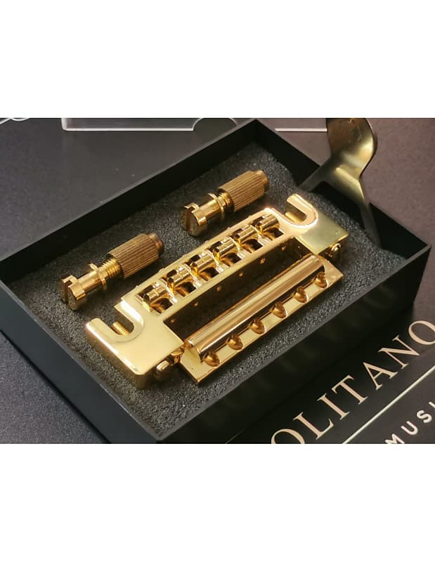 Schaller 457 Wraparound Bridge Gold | Reverb
