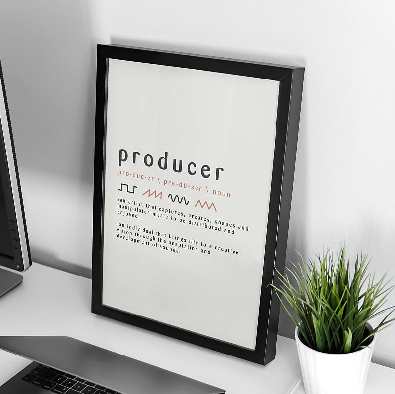 Producer Definition Print - Music Producer Poster, | Reverb UK