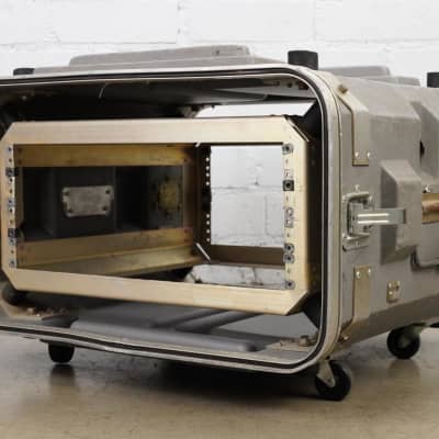 4U 4-Space Grey Molded ATA Shockmount Military Travel Rack | Reverb