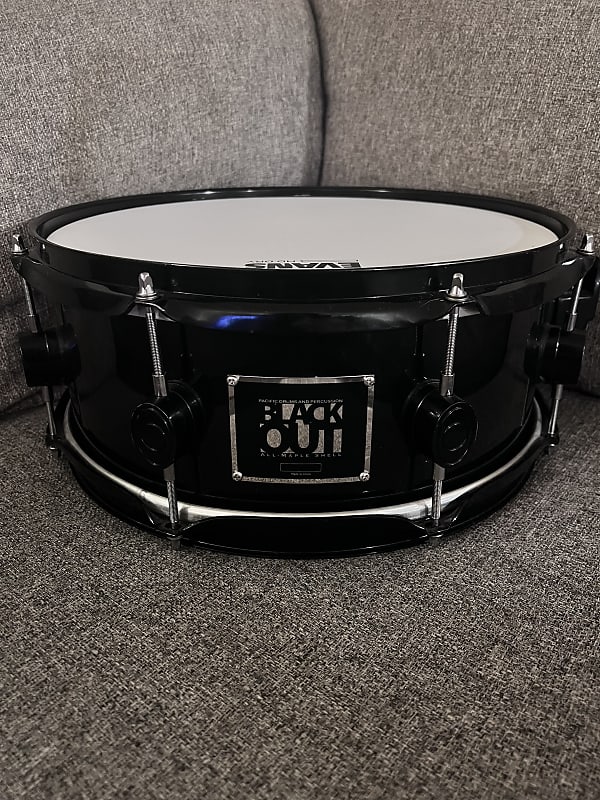 Pacific Drums and Percussion (PDP) Blackout Maple Snare Drum | Reverb
