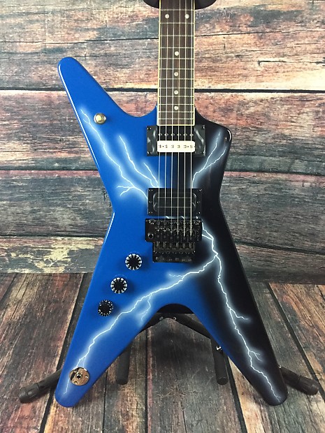 Dean Dime Bag From Hell ML Left Handed Lightning Bolt with | Reverb