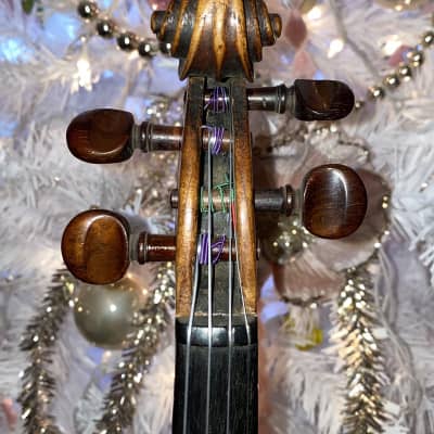 Old Exceptionally Beautiful Maggini Style Scroll Violin 4/4 | Reverb