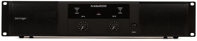 Behringer NX6000 6000W 2-channel Power Amplifier (NX6000d3) | Reverb