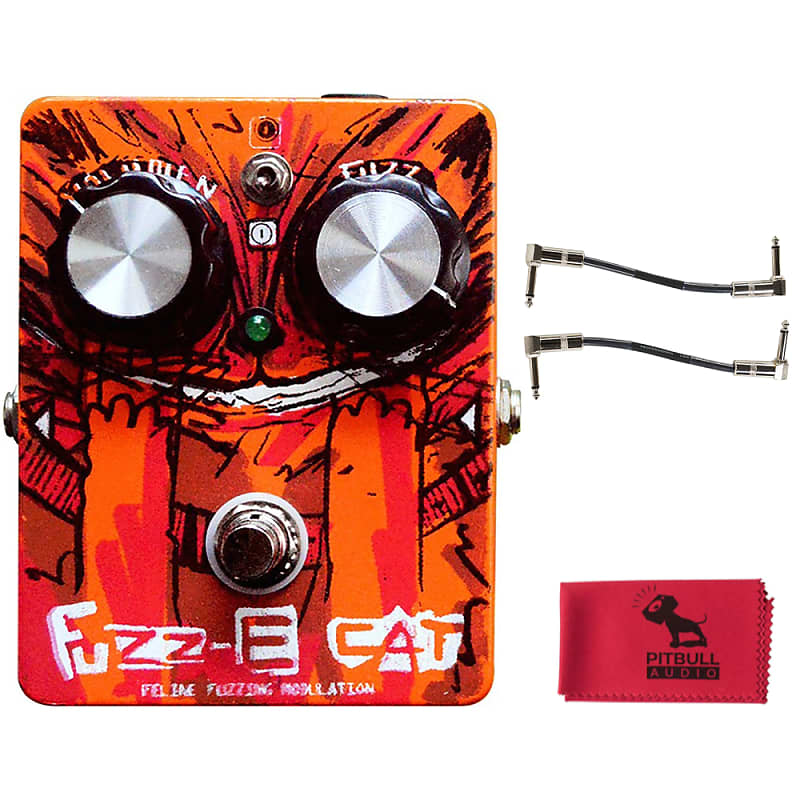 Paradox Fuzz-E Cat Fuzz/Modulation Guitar Effects Pedal w/ | Reverb