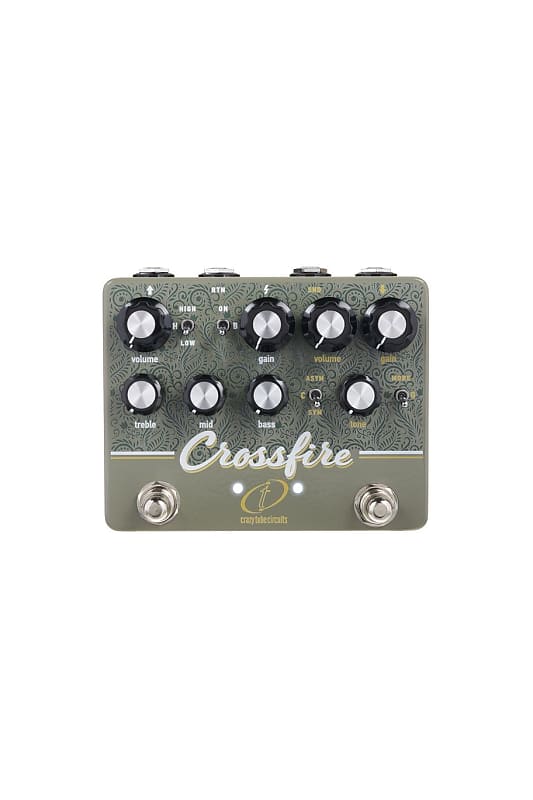 CRAZY TUBE CIRCUITS Crossfire - Dual Channel Overdrive | Reverb