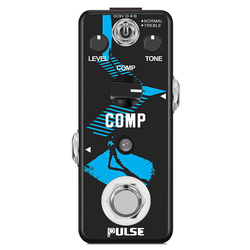 Pulse COMP PT-33 Compressor Guitar / Bass Effect Pedal | Reverb