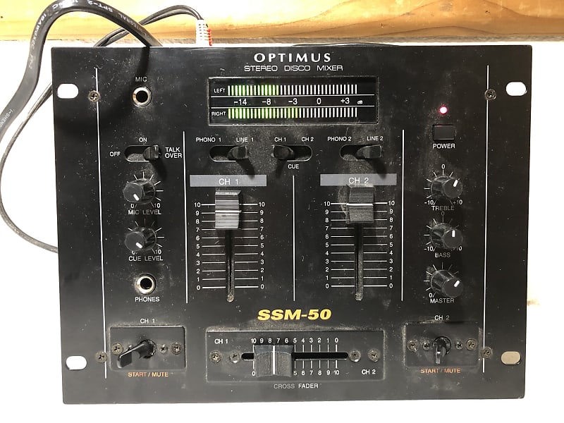Optimus SSM-50 Mixer HiFi Stereo 2 Channel Phono Vintage DJ | Reverb