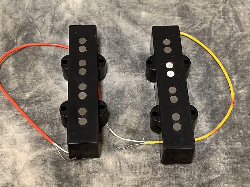 Allparts Jazz Bass Pickup Set 2000’s Black | Reverb