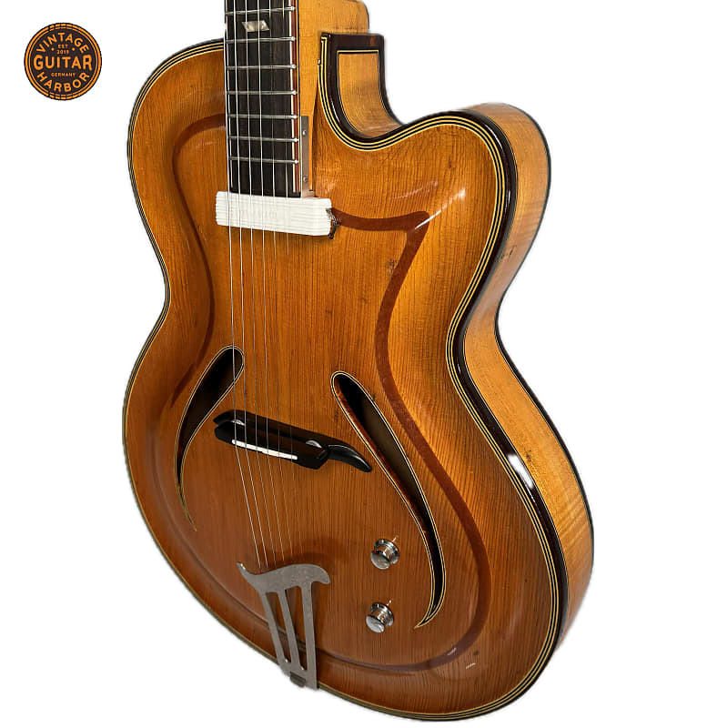 1960s Musima Record 15 carved archtop guitar - German vintage | Reverb