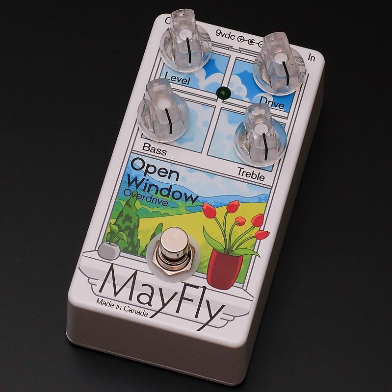 Mayfly Open Window Overdrive Pedal 2020's - New artwork | Reverb