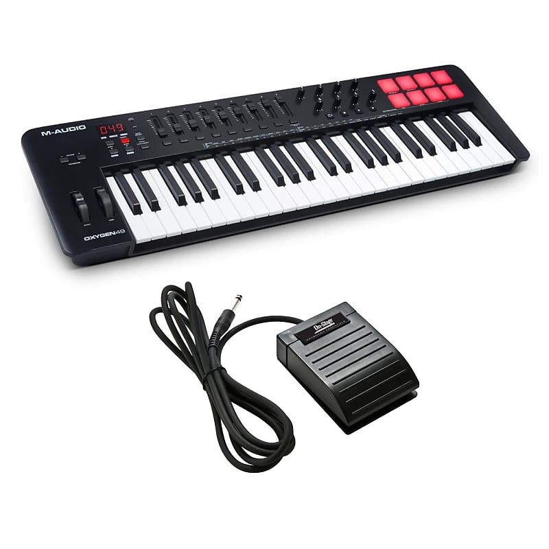 M-Audio Oxygen 49 MKV Keyboard Controller w/ Sustain Pedal | Reverb