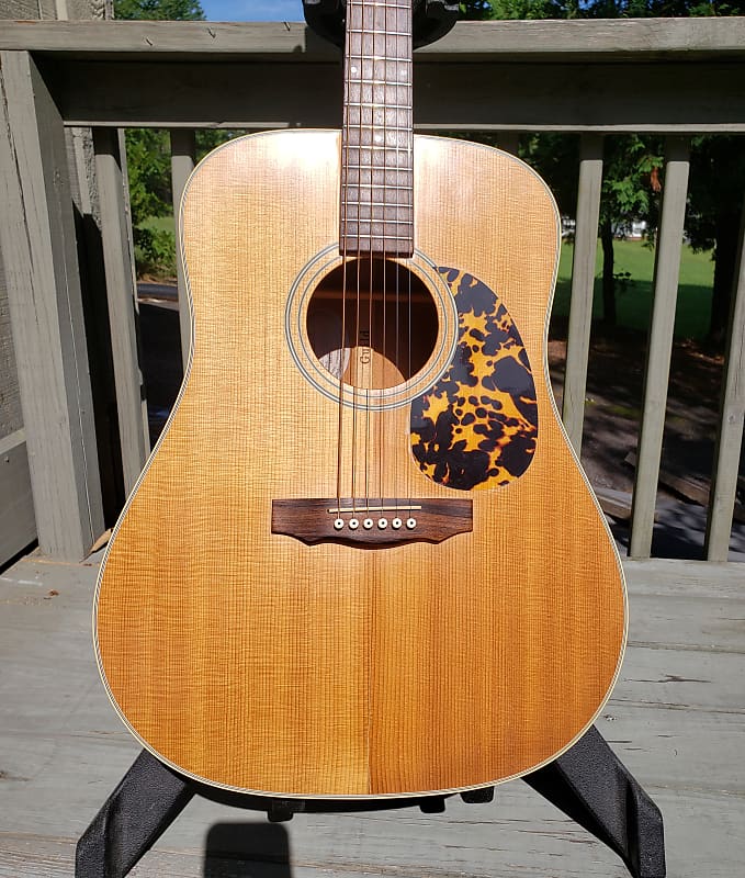 1992 Guild D6-NT Dreadnought Natural Made in USA with OHSC | Reverb