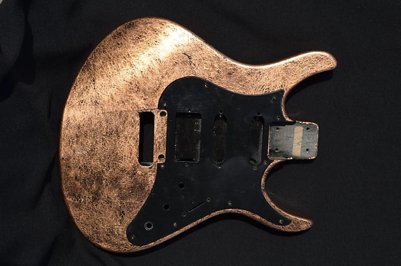 Yamaha custom Copper/Bronze leaf guitar body | Reverb