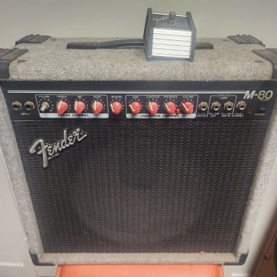 Fender M-80 Guitar Amplifier Combo Amp Solid State M 80 | Reverb