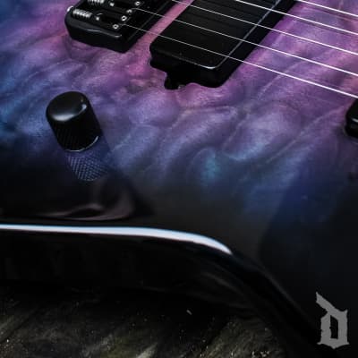 Daemoness Cimmerian baritone 7-string in Skeletorburst | Reverb