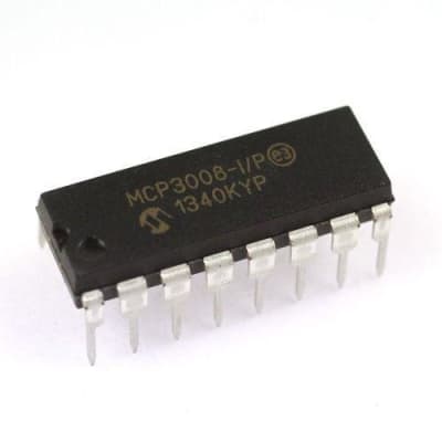 Microchip MCP3008-I/P MCP3008 8-Channel 10-Bit A/D Converters | Reverb