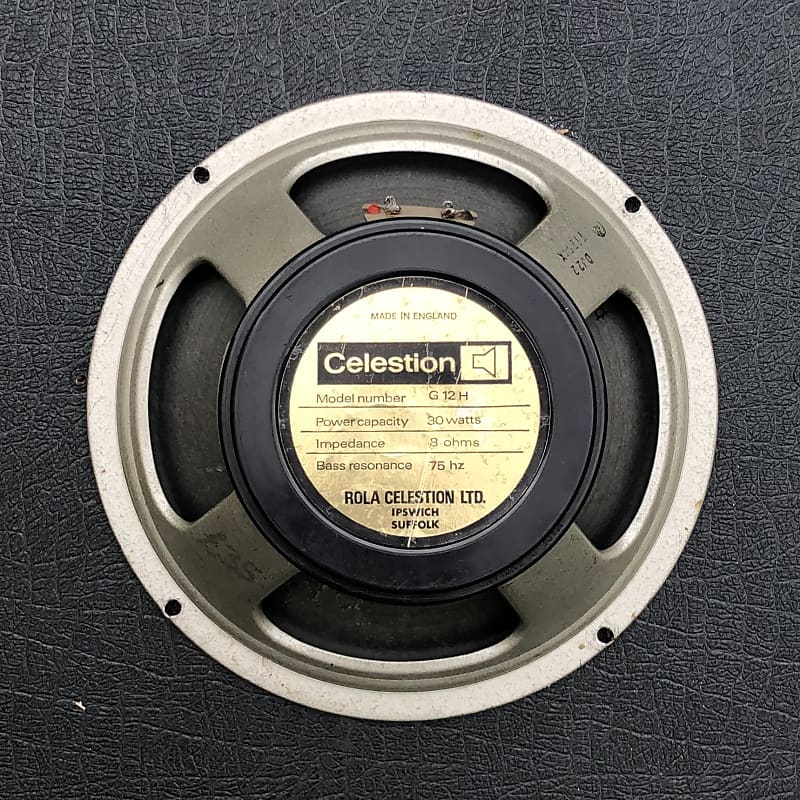 Vintage Celestion G12H 12” 30w 8 ohm T1234 guitar speaker | Reverb