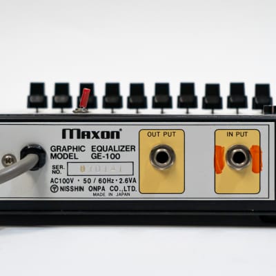 Maxon GE-100 Graphic Equalizer EQ - Made in Japan - Original | Reverb