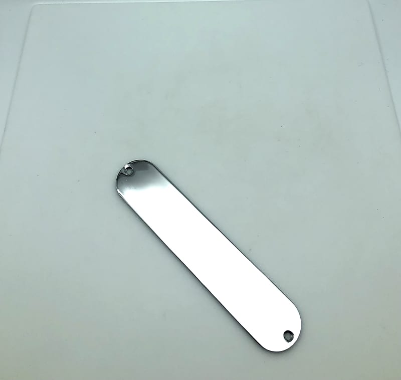 Blank Telecaster Style Control Plate Back Plate - Chrome | Reverb