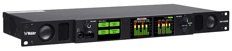iAM-AUDIO-1 | 1U Audio over IP Monitor with Metering | Reverb