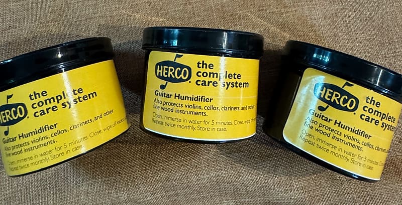 Herco Guitar Humidifier Lot of 3 Containers New in Package | Reverb