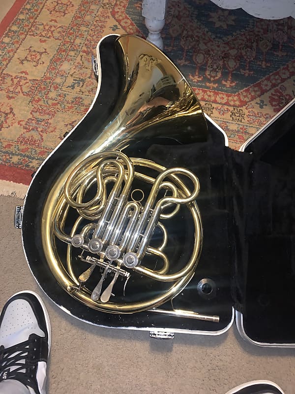 Stagg 77-FHD/FC Double French Horn with Holton Case for parts | Reverb