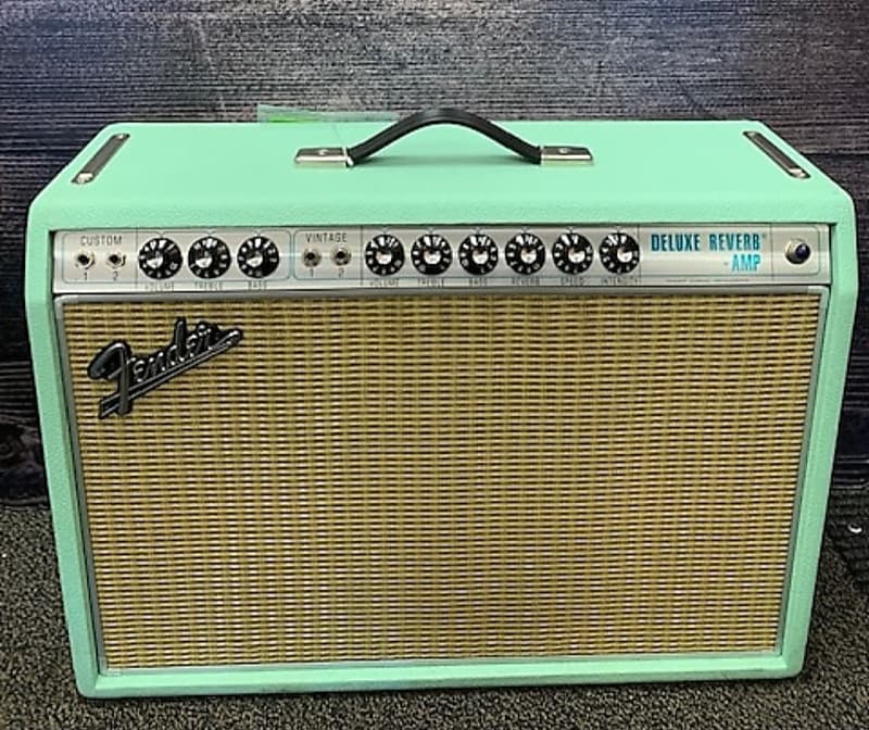 Fender FSR 68 DELUXE REVERB SURF GREEN | Reverb