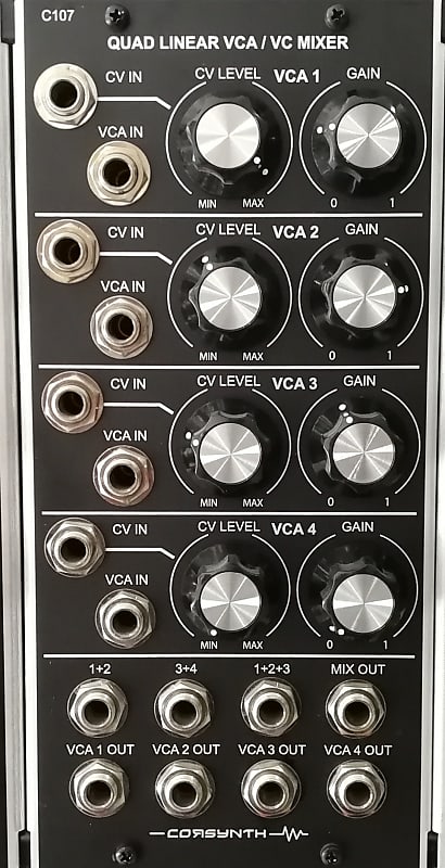 Corsynth C-107 Quad Linear Vca / Vc Mixer | Reverb