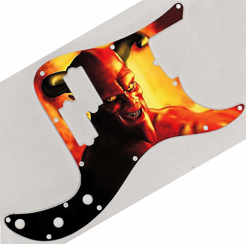 Graphical pickguard Fender Precision Bass (Pbass) Standard 13 | Reverb