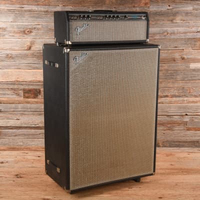 Fender Bassman 100 2-Channel 100-Watt Guitar Amp Head w/ 4x12 | Reverb
