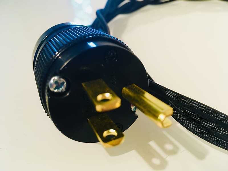 Pinetree Audio Iso-Braid AC Power Cable 10 Feet Black | Reverb UK