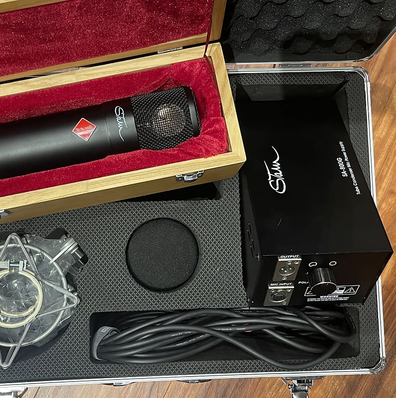 Sony c800g replica tube microphone by Stam Audio SA-800 | Reverb