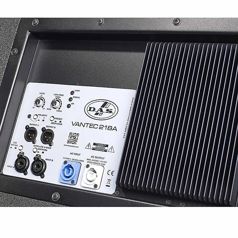 D.A.S. Audio Vantec 218A 4000-Watt Dual 18" Active Subwoofer | Reverb
