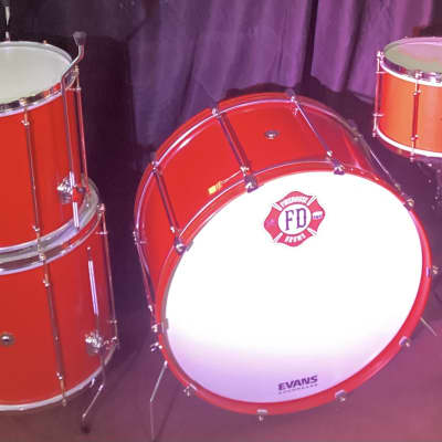 Firehouse Custom Drums Maple 2021 - Extinguisher Red | Reverb