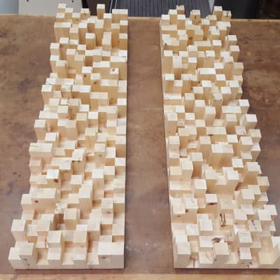 Genuine Skyline Sound Diffuser - Pair - 4" Depth - *Free | Reverb