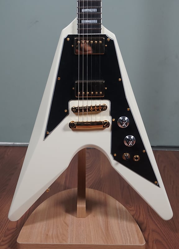 Dunable Asteroid DE, Gloss Vintage White w/Dunable Gig Bag | Reverb