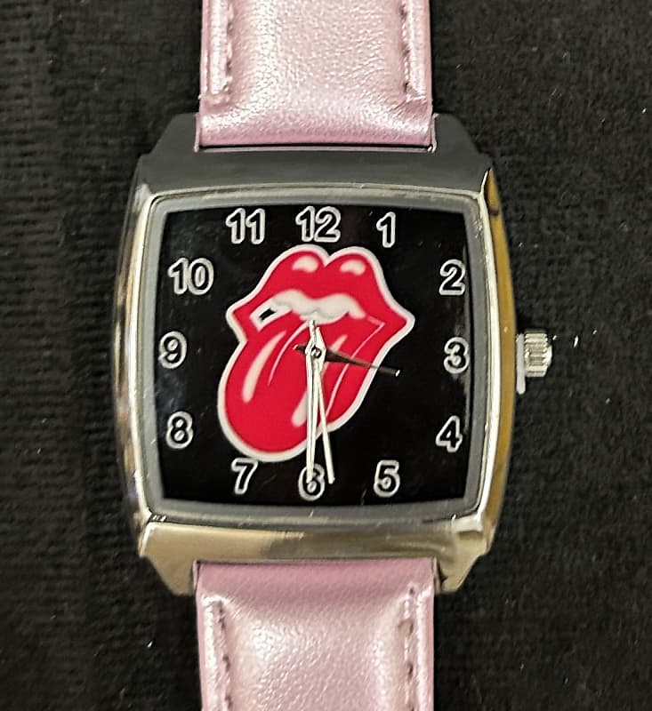 Rolling Stones Watch - pink Band | Reverb