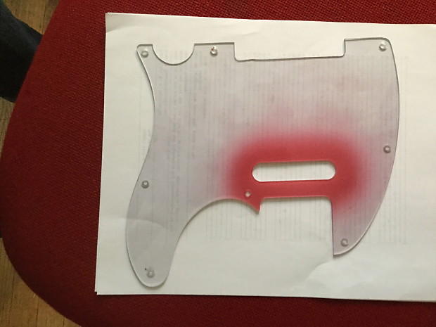 Fender Telecaster mid 80's pickguard from Pink Paisley Tele. | Reverb