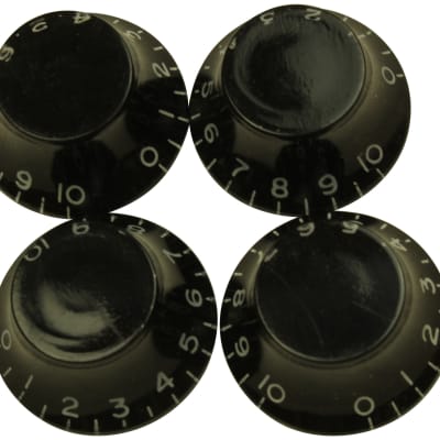 Speed knobs (imperial size) - Relic black / Set of 4 | Reverb