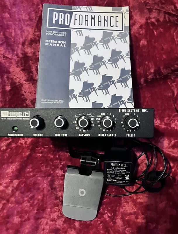 E-MU Systems Proformance 1+ 1990 - black | Reverb