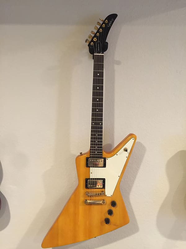 Epiphone '58 Explorer 1998 Natural | Reverb