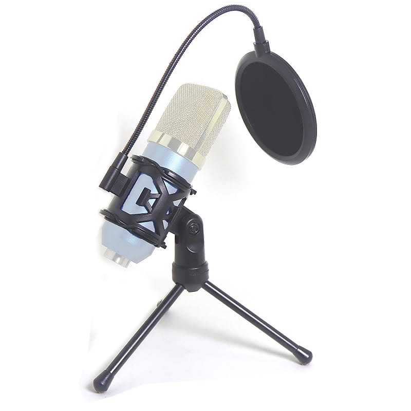 Desktop Microphone Tripod Suspension Stand With Shock Mount | Reverb