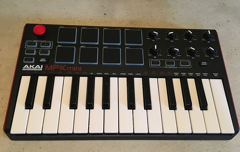 Akai MPK Mini Play Portable 25-Key MIDI Controller | Reverb