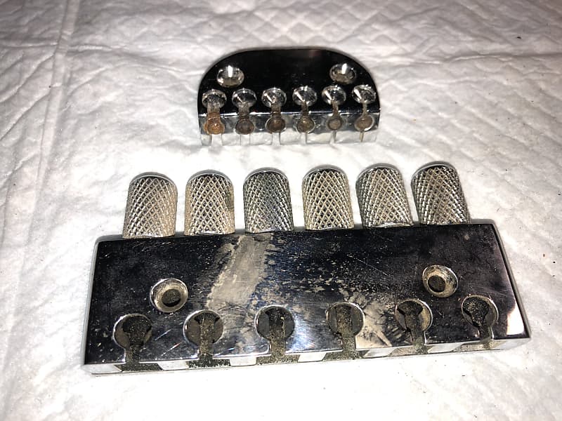 ABM Headless 6 String Bridge Chrome + headpiece | Reverb